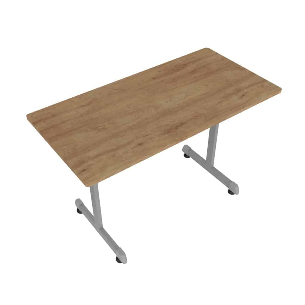 Mesa de Trabajo 644 Multiusos 120cm Melamina Eucalipto - todooficina.com